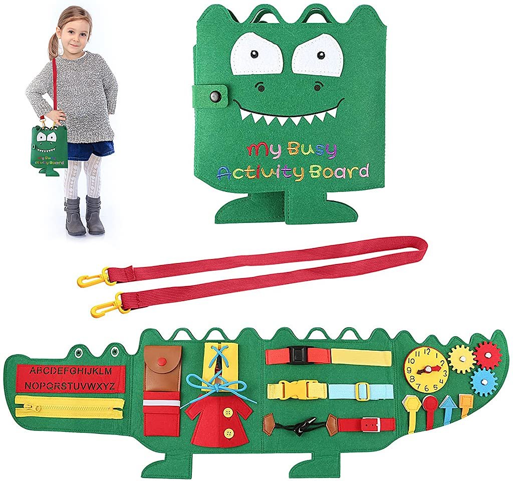 Crocodile Busy Board - JollyJoey