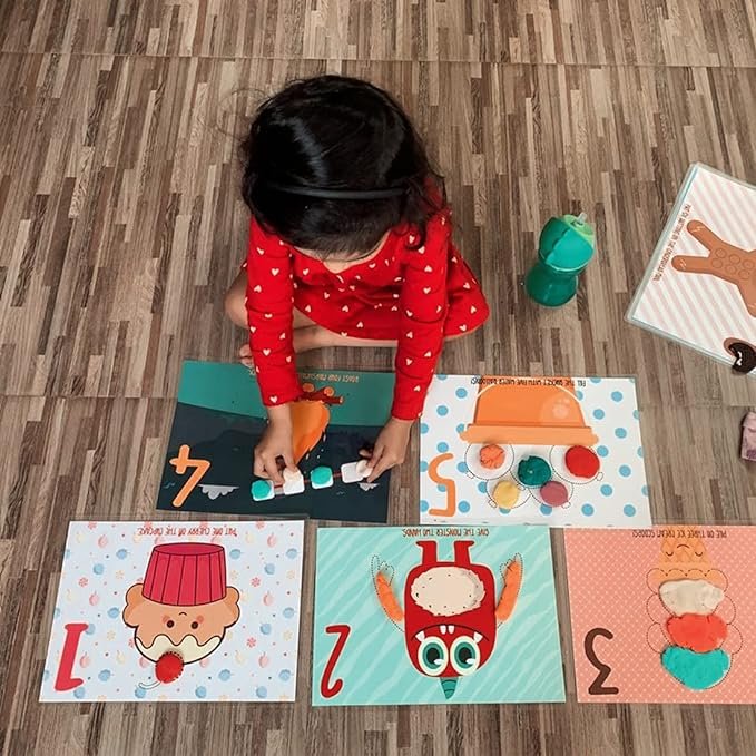 Playdough Mats - Numbers (1-10) - JollyJoey